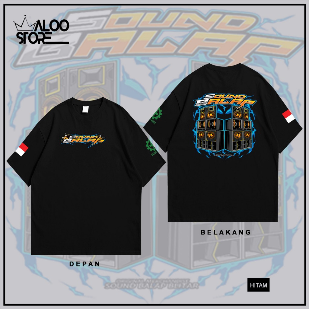 Jual KAOS SOUND SYSTEM SOUND BALAP SERIES 6 KATUN COMBED DISTRO ...