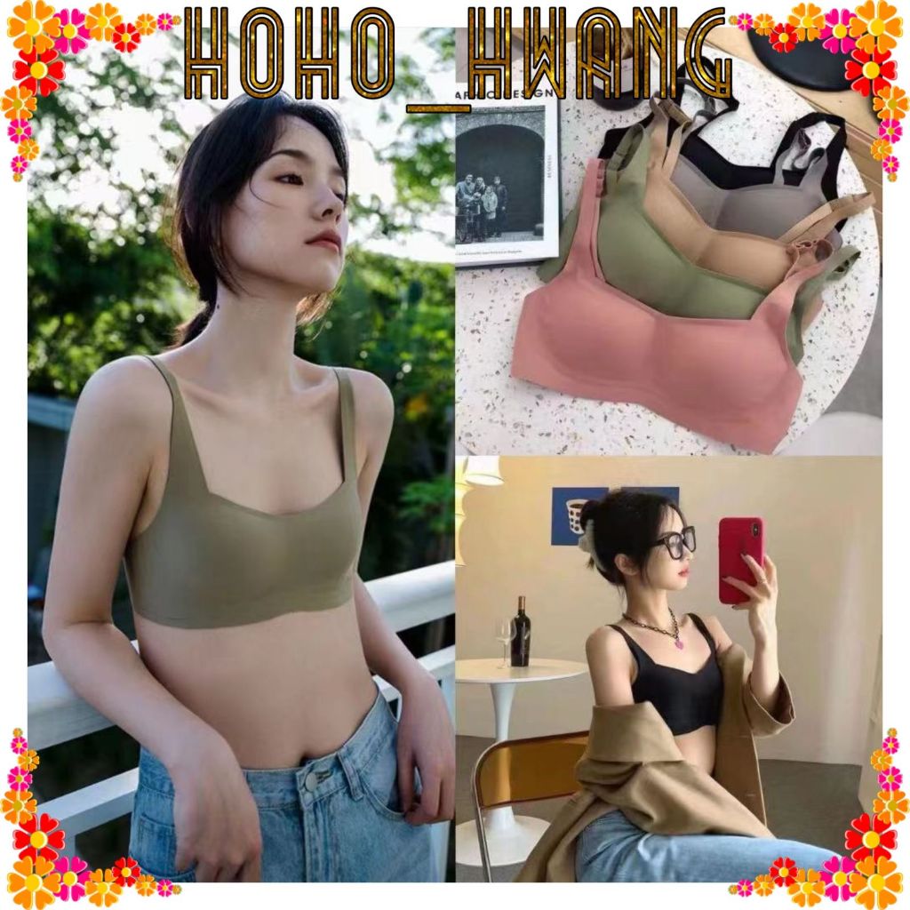 Jual HOHO_HWANG (B-196) BRA WANITA seamless IMPORT TANPA KAWAT PAKAIAN DALAM | Shopee Indonesia