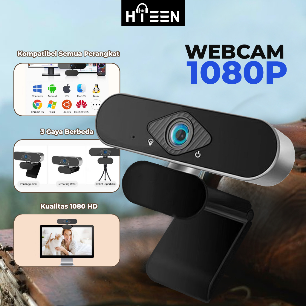 Jual [COD]Hieen Kamera Webcam 4k 1080p Full HD Web Camera Laptop PC ...