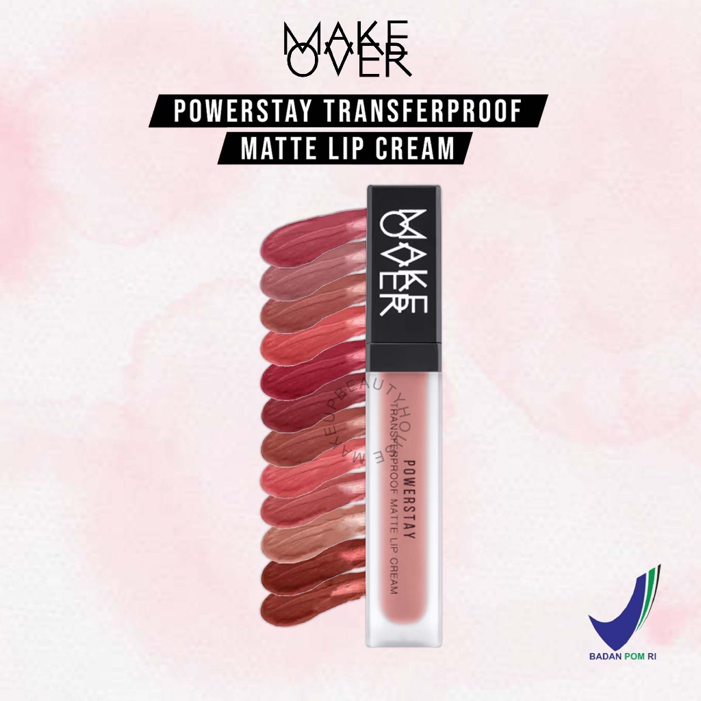 Jual MAKE OVER Powerstay Transferproof Matte Lip Cream 7gr - Tahan Lama ...