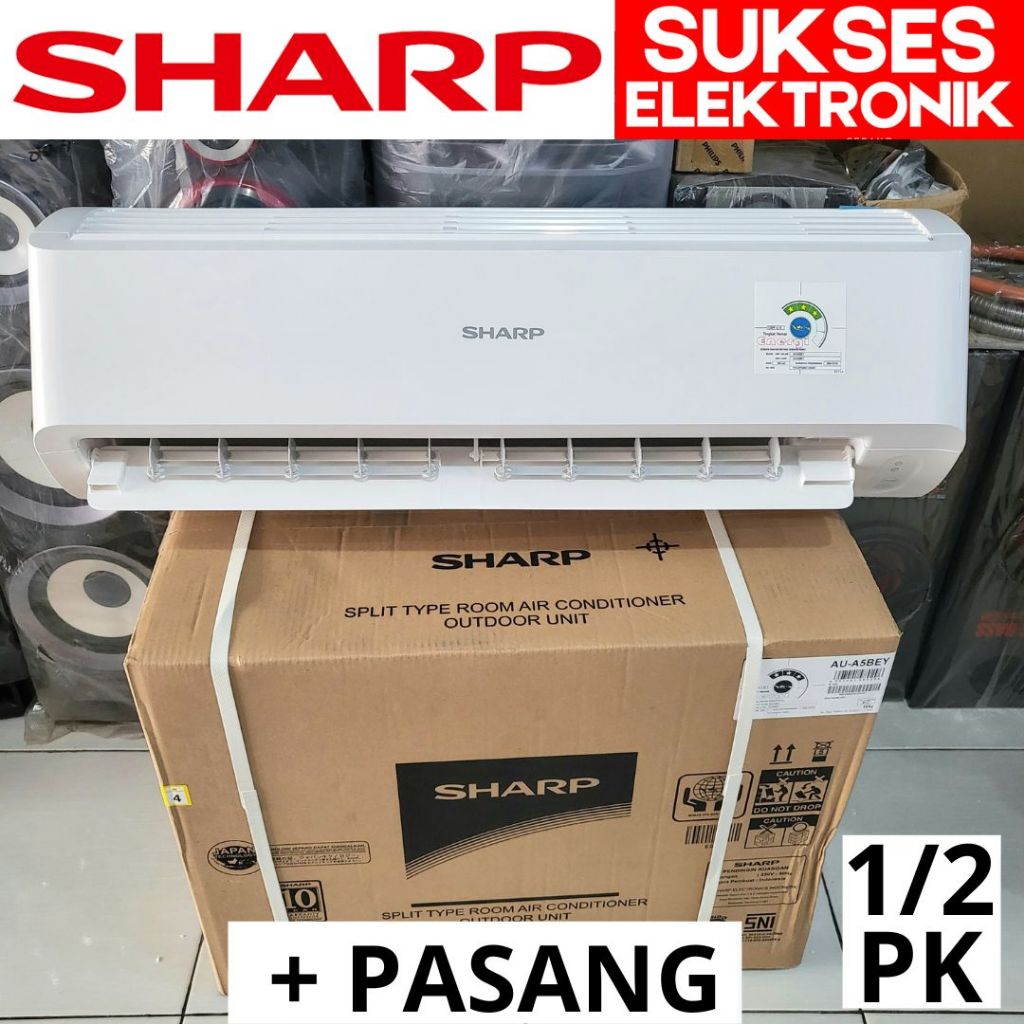 Jual AC SHARP 1/2 PK GARUDA AH-A 5 BEY + PASANG 1/2PK AHA5BEY 5BEY | Shopee Indonesia