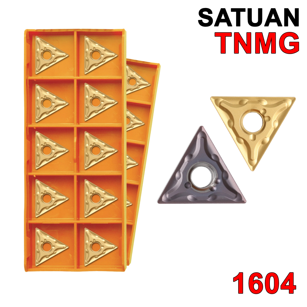 Jual Insert TNMG 1604 Insert Holder TNMG16 Pahat Bubut TNMG 16 04 Mata ...