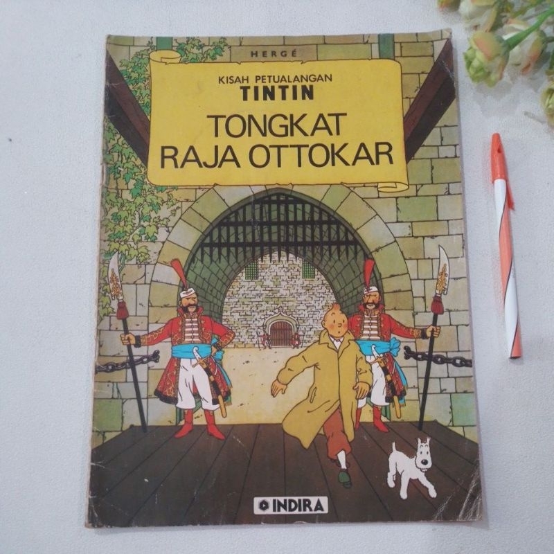 Jual Kisah Petualangan TINTIN indira Tongkat Raja Ottokar preloved ...