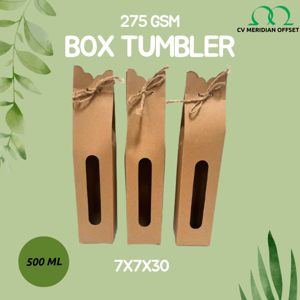 Jual Box tumbler kemasan botol souvenir box packaging hampers gift ...