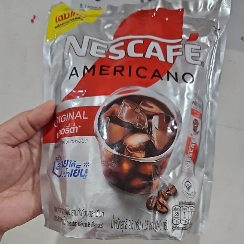 Jual Nescafe Americano Original isi 25 sachet (Product Thailand ...
