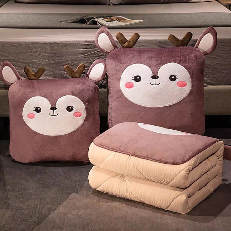 Jual 2IN1 Bantal Selimut Traveling, Kantor, Balmut Multifungsi Bahan ...