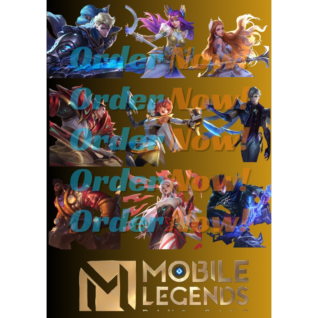 Jual Stiker Mobile Legends Sticker Mobile Legends Vinyl Waterproof High ...