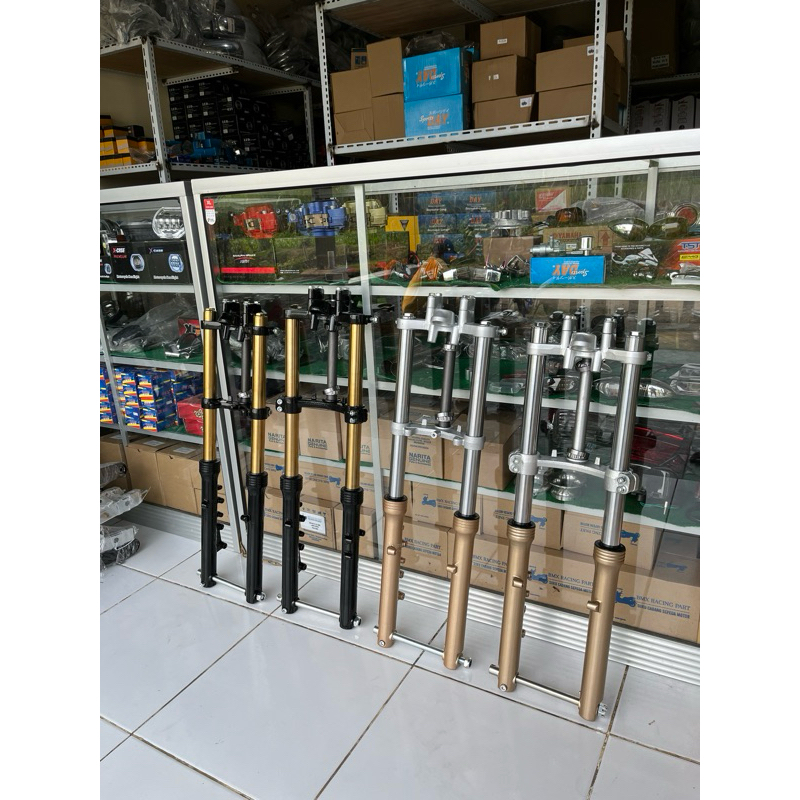 Jual (BISA COD)Skok Depan ninja import Model RR,R,SS pnp honda CB,GL,MP ...