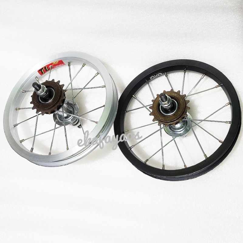 Jual wheelset belakang sepeda anak 12 - wheelset belakang 12inch - velg ...