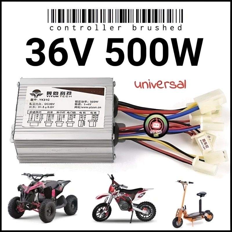 Jual CONTROLLER 36V 500W BRUSHED KONTROLER 36VOLT 500WATT UNIVERSAL ...