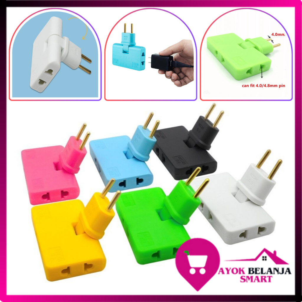 Jual ABS 3in1 Power Socket Extension Plug Lipat Tambahan Lubang Stop ...
