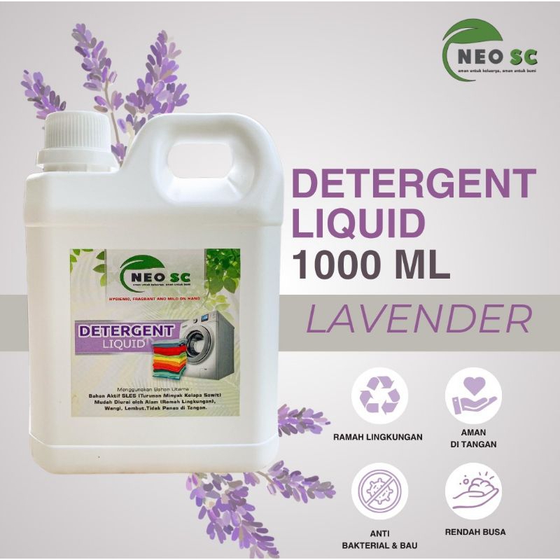 Jual detergent neo sc liquid 1000ml/ detergent ramah lingkungan ...