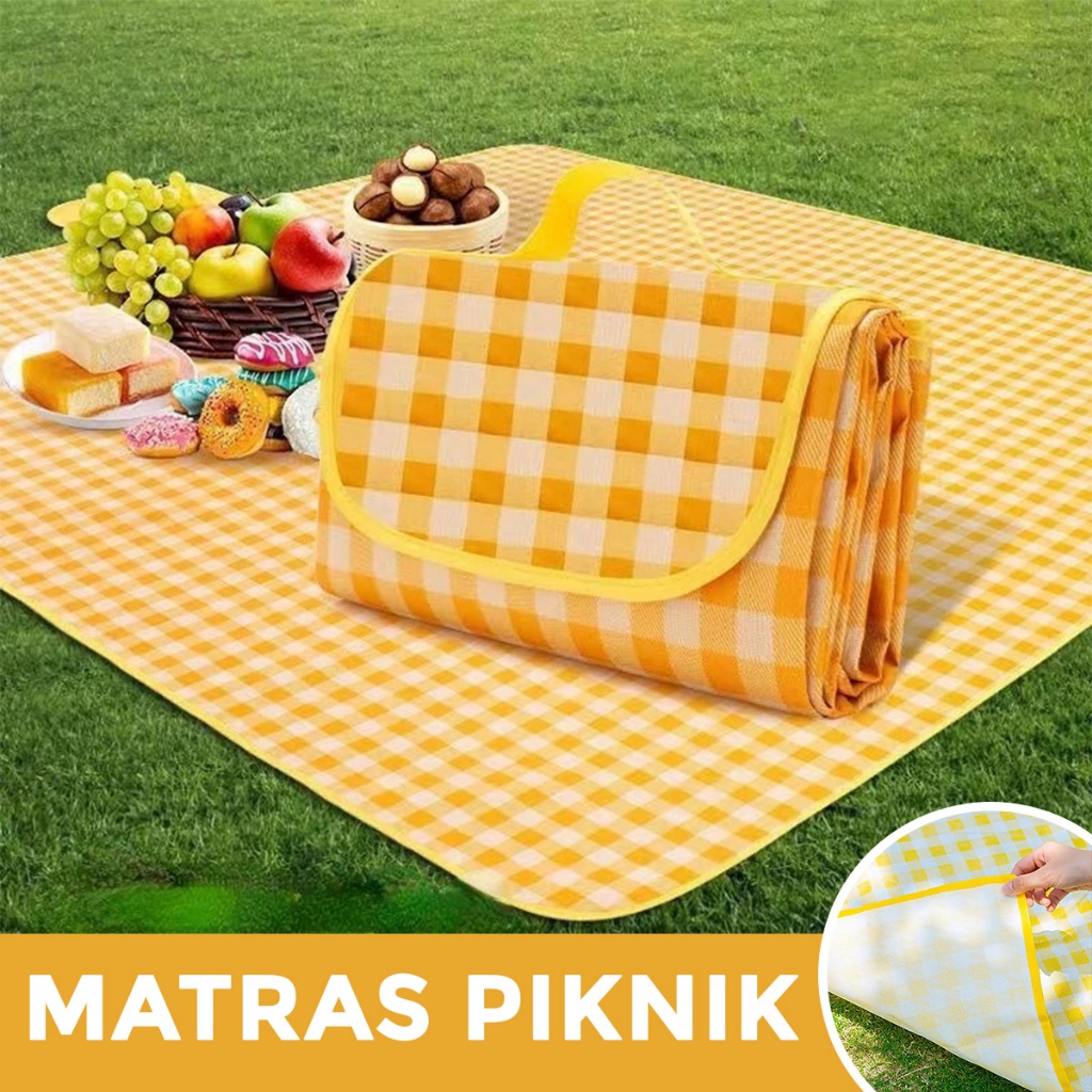 Jual Matras Piknik Waterproof 3 Size Tikar Alas Duduk Lipat Portable ...