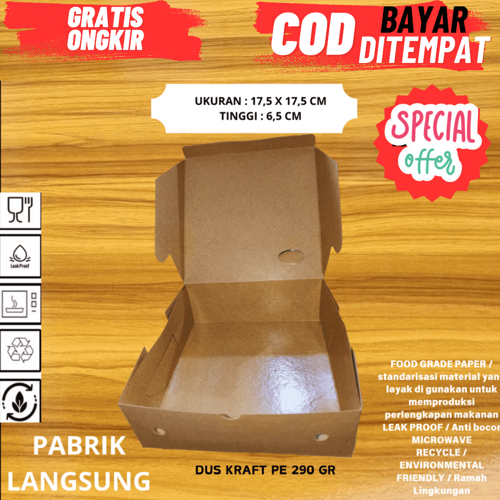 Jual LAWRENCE BOX NASI LUNCH BOX LAMINASI / PAPPER LUNCH / TEMPAT MAKAN ...