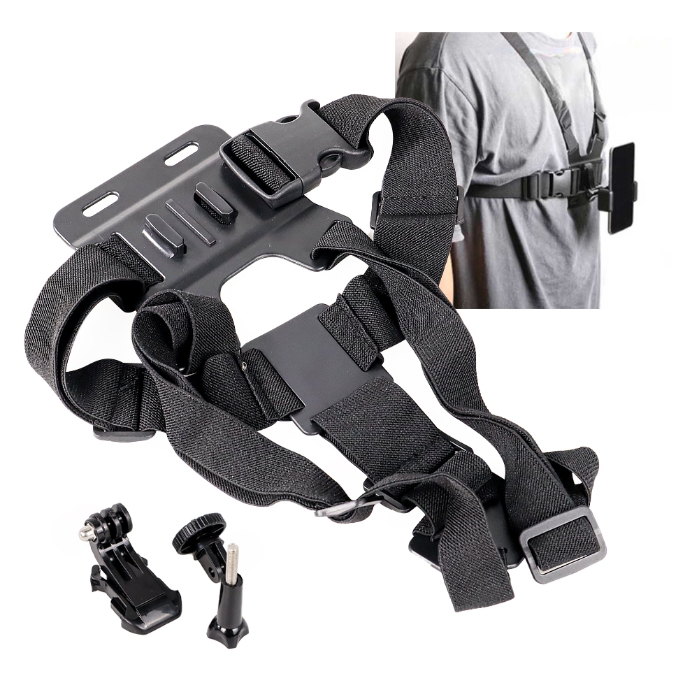 Jual chest strap tali dada handphone - action cam dan kamera mount ...