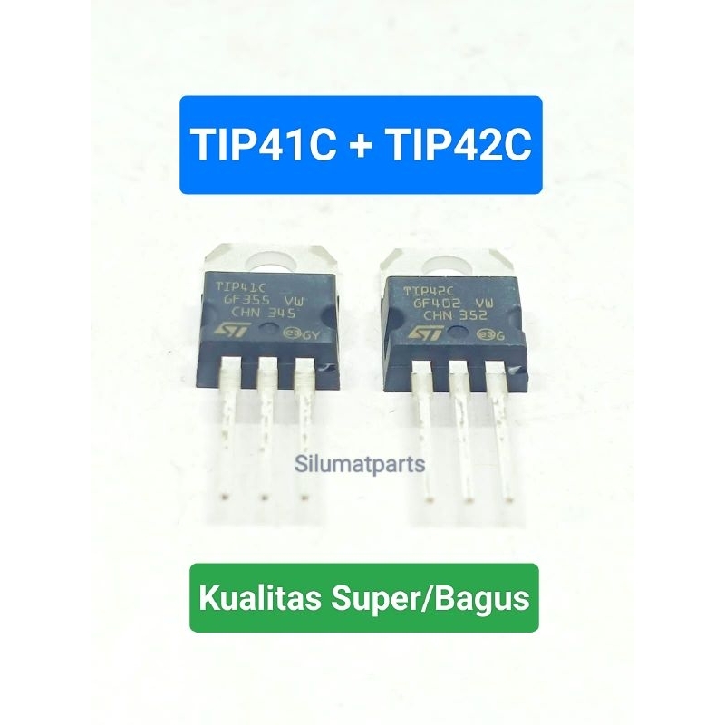 Jual Transistor Set Tr Tip 41 42 Super Transistor Tip 41 42c St Bagus Shopee Indonesia