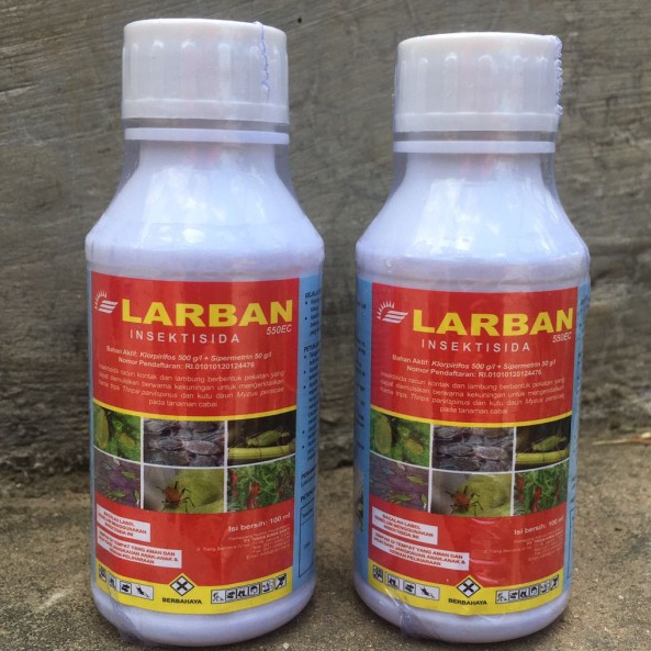 Jual INSEKTISIDA LARBAN 550 EC 200 ML - 2 BAHAN AKTIF | Shopee Indonesia
