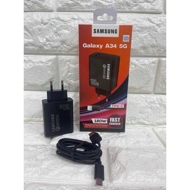 Jual Charger Samsung 180W Micro Dan Type c Casan Samsung 180W For ...