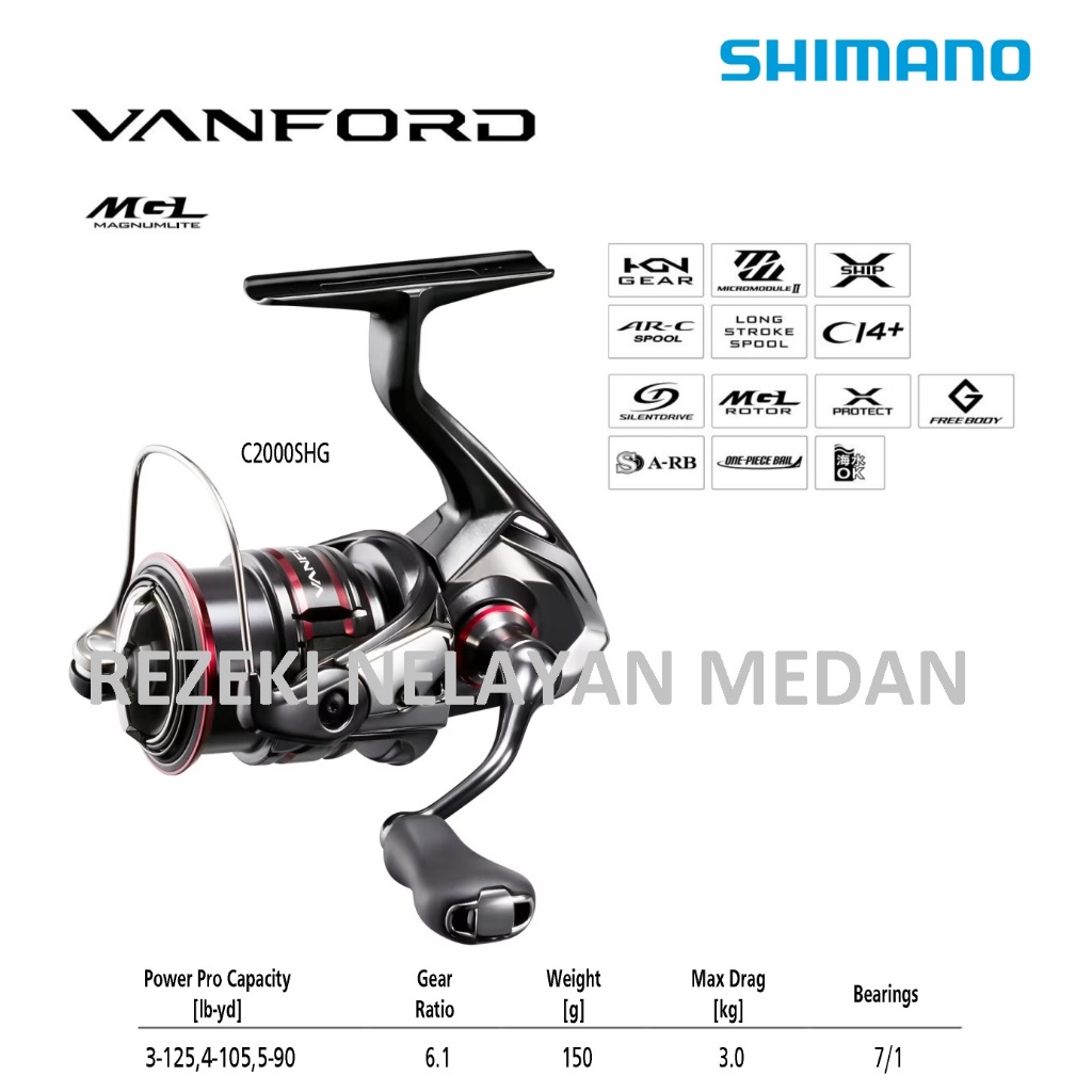 Jual Reel Ultralight SHIMANO Vanford 2020 C 2000 SHG | Shopee Indonesia