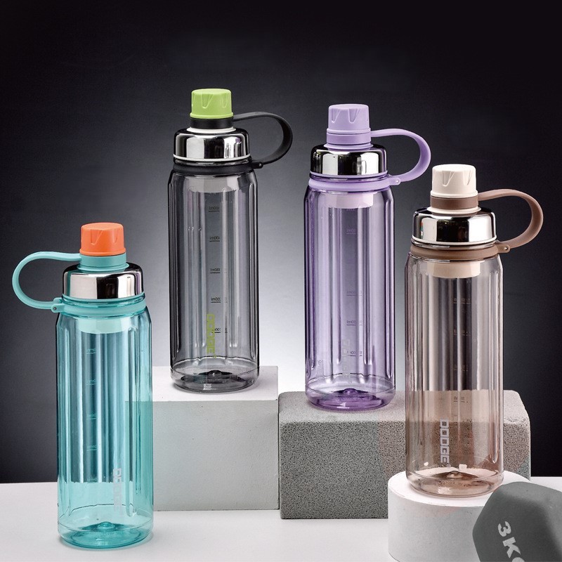Jual DODGE Botol Minum Teguk Portable 730ml Botol Minum Plastik Bening TRITAN BPA FREE Sport Gym ...