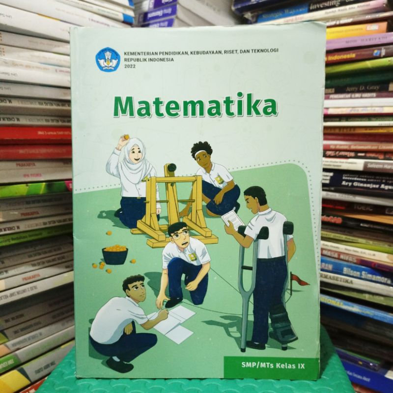 Jual Buku Paket MTK Matematika Kelas 9 IX 3 III SMP MTS Penerbit Kementerian Kementrian ...