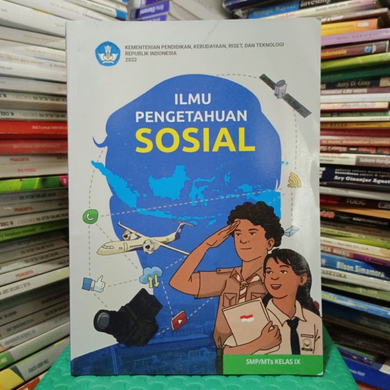 Jual Buku Paket IPS Ilmu Pengetahuan Sosial Kelas 9 IX 3 III SMP MTS Penerbit Kementerian ...