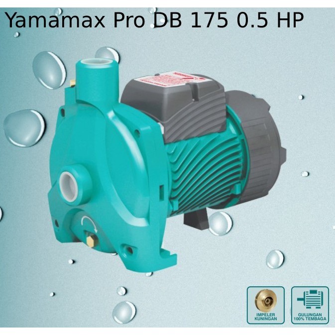 Jual pompa YAMAMAX PRO DB 175 0.5HP 1 Inch Pompa Air Centrifugal ...
