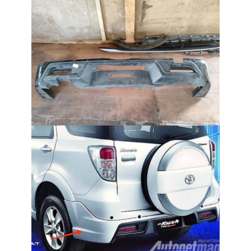 Jual Bodykit belakang rush trd 2013 2014 original | Shopee Indonesia