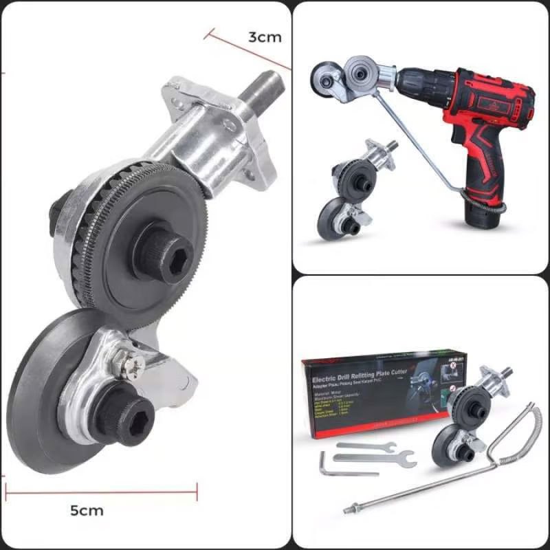 Jual Adaptor Bor Pemotong Seng - Alat Adapter Drill Plate Cutter Alat ...