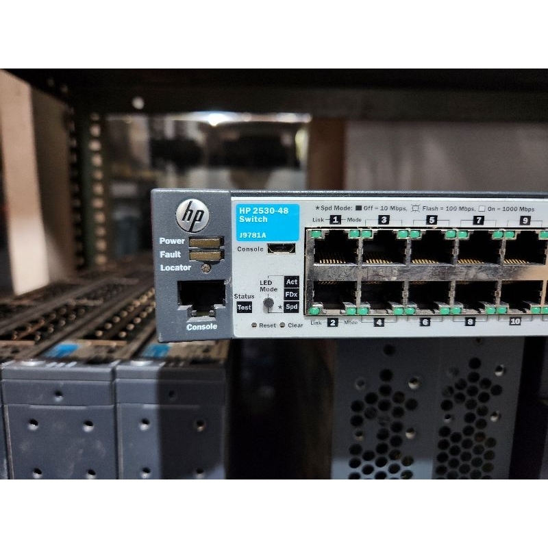Jual Switch hub hp 2530-48 switch, seri J9781A, 48 port, normal ...
