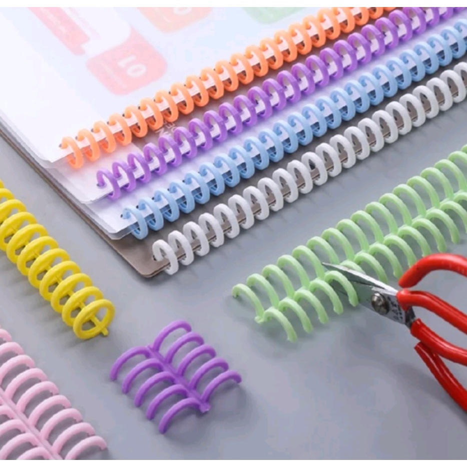 Jual Ring Binder DIY Spiral Binder/loose leaf Binding Strip 30 Lubang ...