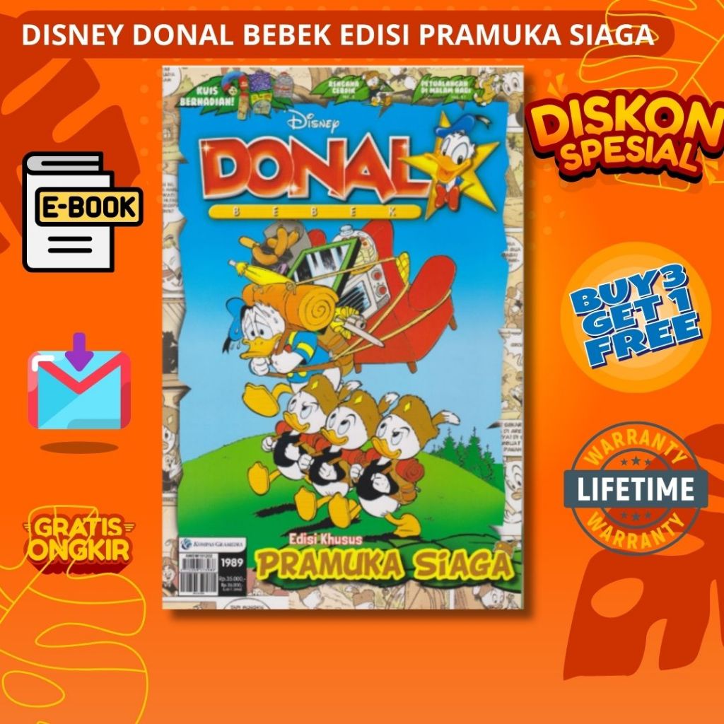 Jual Komik Digital Disney Donal Bebek Edisi Khusus Pramuka Siaga (1989) Bahasa Indonesia Full ...