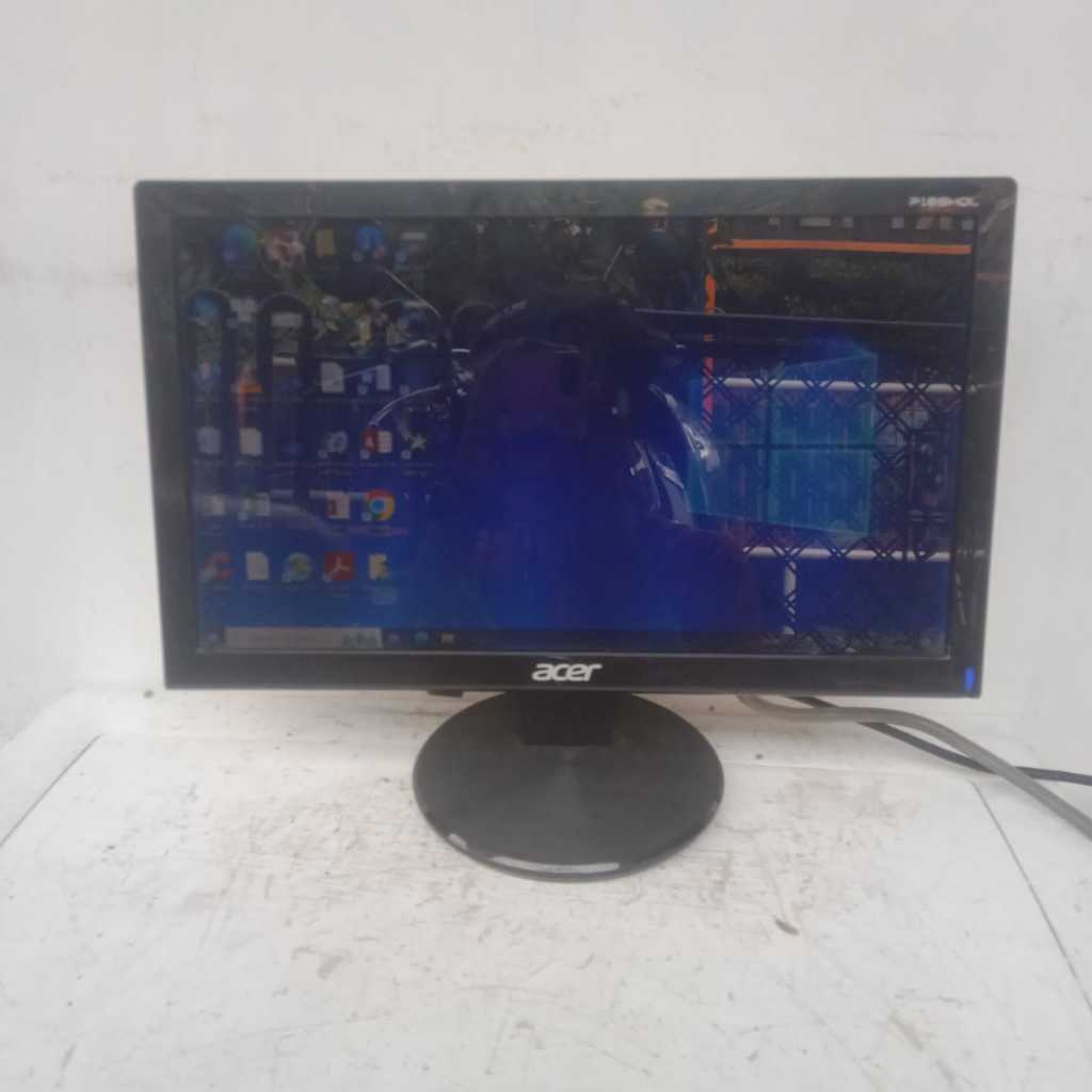 Jual lcd monitor acer p166hql 16inch kondisi minus layar putih disetiap ...