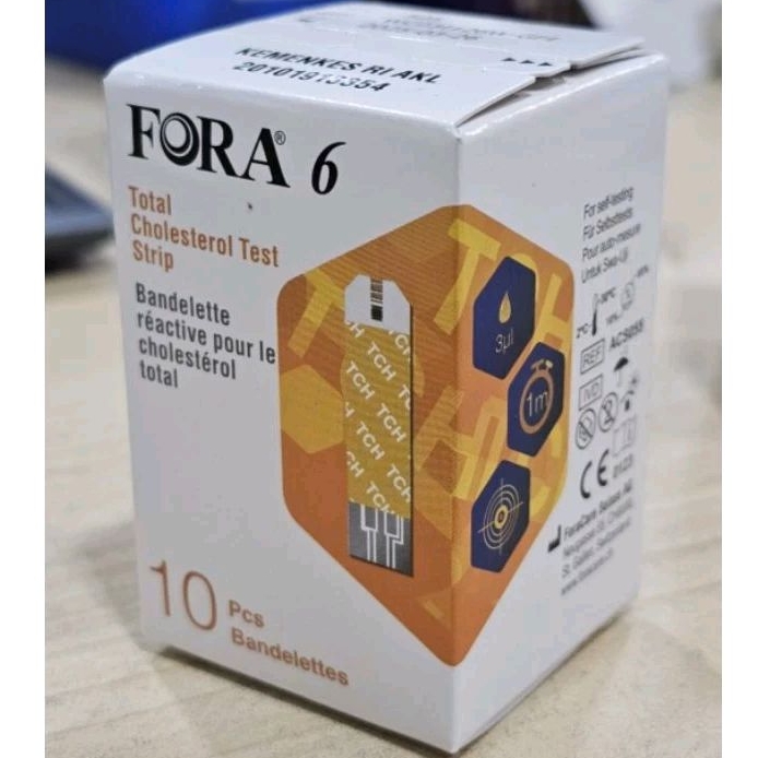 Jual FORA 6 PLUS STRIP TES KOLESTEROL | Shopee Indonesia