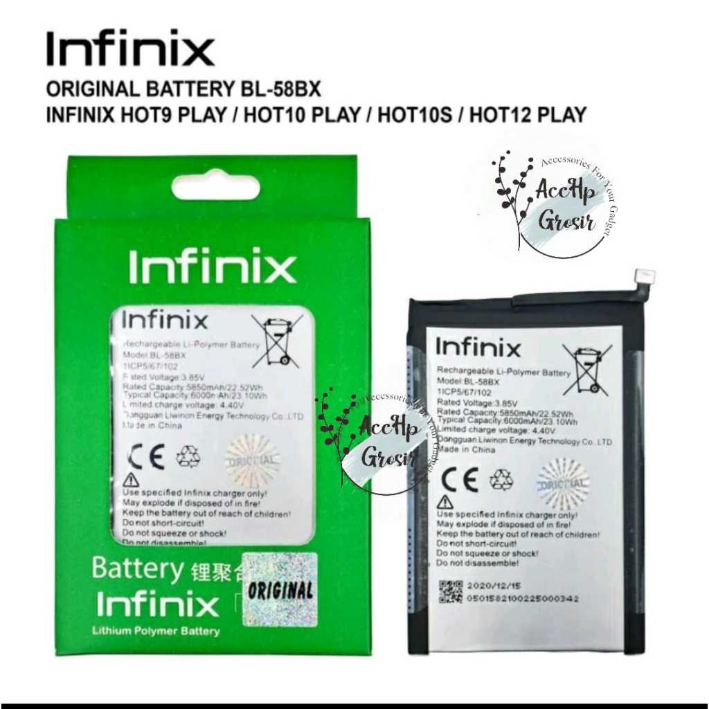 Jual Batre infinix Hot 9 Play Hot 10s Hot 10 Play Hot 11 Play Hot 12 ...
