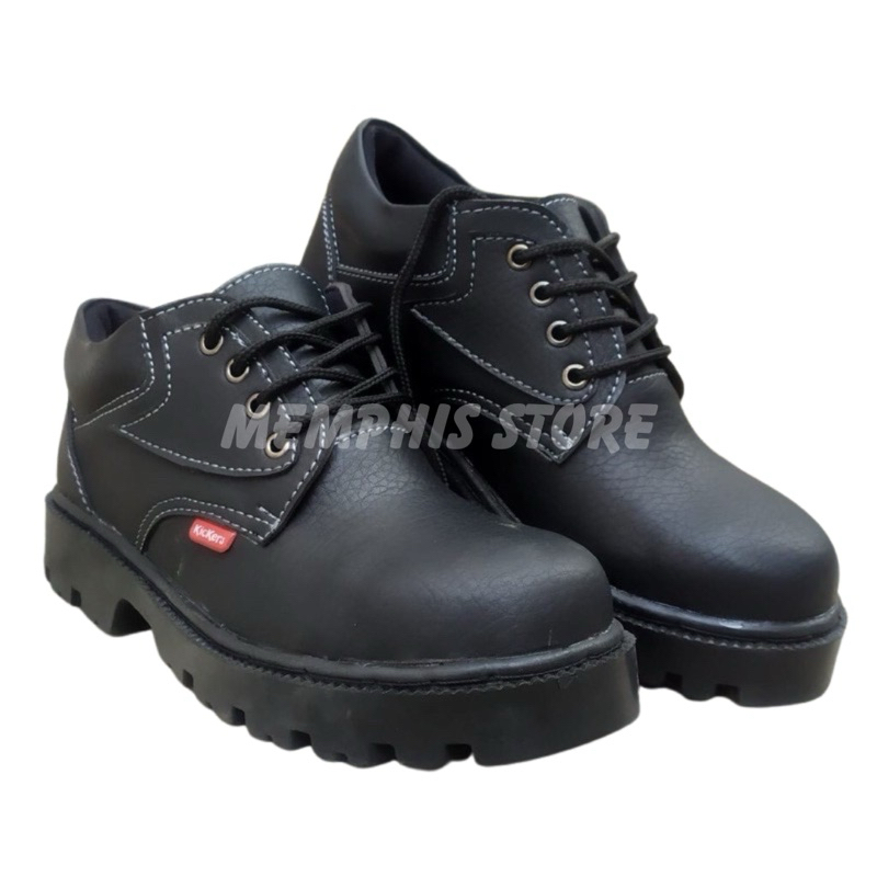 Jual Sepatu Safety Tali King Ujung Besi Keselamatan Kerja Sepatu Safety ...