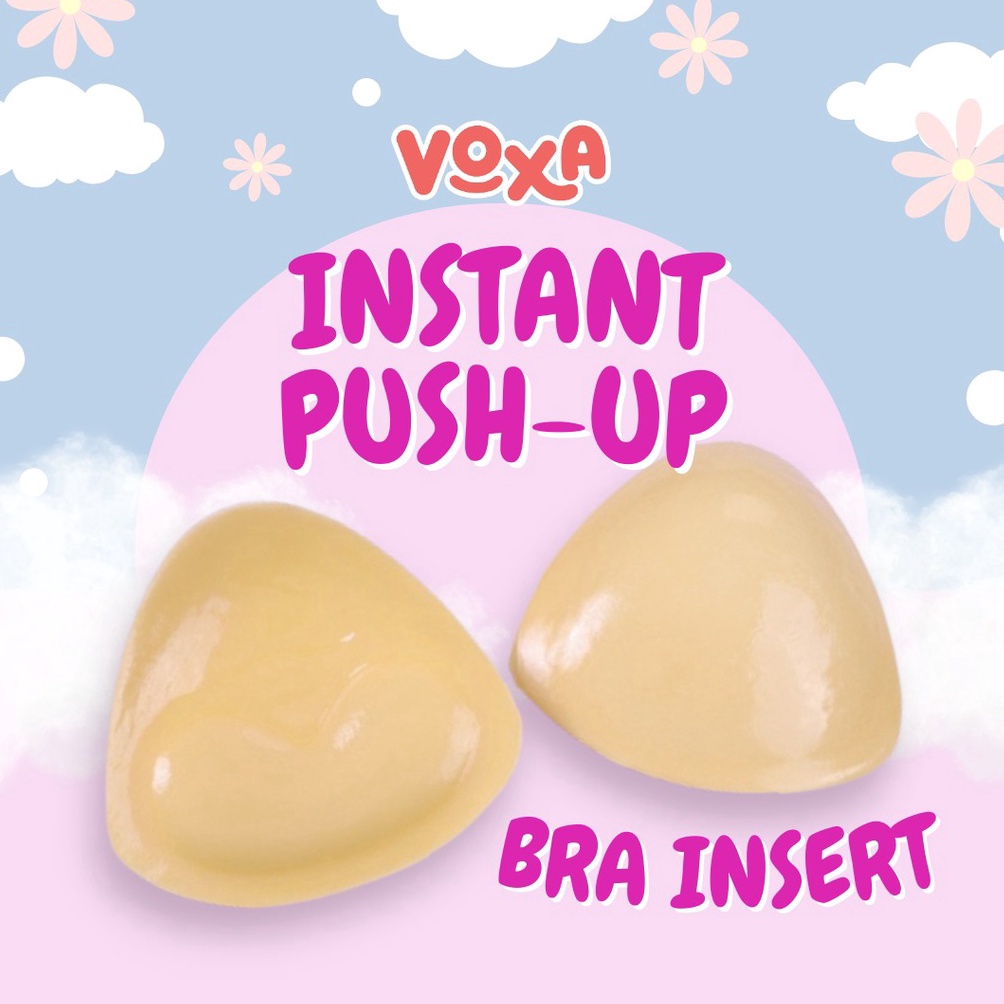 Jual KODE T56D VOXA Push Up Bra Pad Seamless Double Adhesive Reusable ...