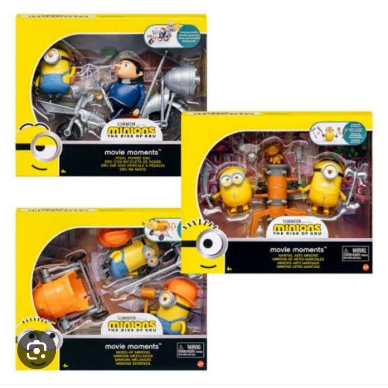 Jual MINION MOVIE MOMENTS PEDAL POWER GRU MINIONS MARTIAL ARTS ORIGINAL ...