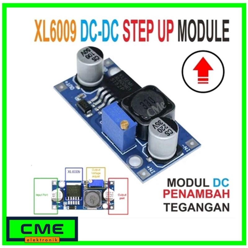 Jual XL6009 DC-DC Step Up Boost Converter 4A Booster Module ( Dc to Dc ) | Shopee Indonesia