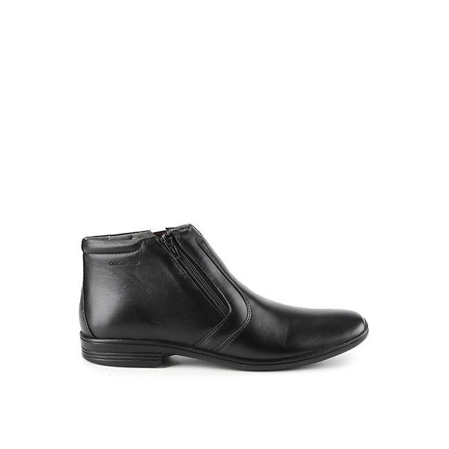Jual Obermain OH4645 Sepatu Boots Pria Adison Geno In Black | Shopee ...