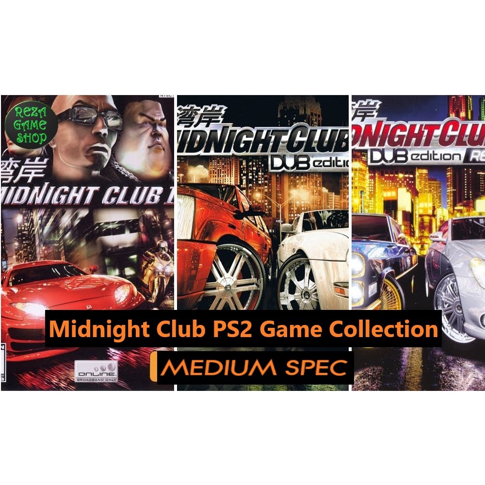 Jual Midnight Club PS2 Game Collection | GAME PC | GAME LAPTOP | GAMING ...