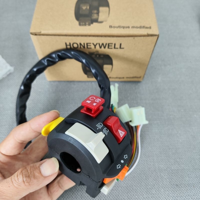 Jual Saklar Piw Pie Saklar Kiri Honeywell Tombol Hazard Motor Universal ...