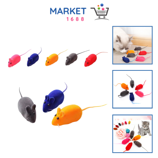 Jual Market1688 Mainan Tikus Interaktif Mencit Kucing Cat Toys Bentuk ...