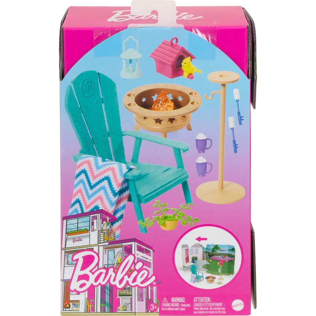 Jual Barbie Furniture & Accessories Yard Chair HJV32 Mattel & Meja Rias ...