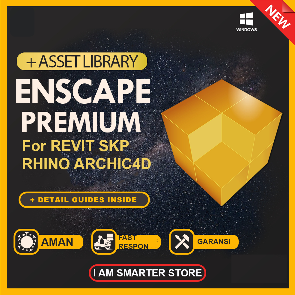 Jual ENSCAPE untuk Render 3D lifetime Bonus Aset Library | Shopee Indonesia