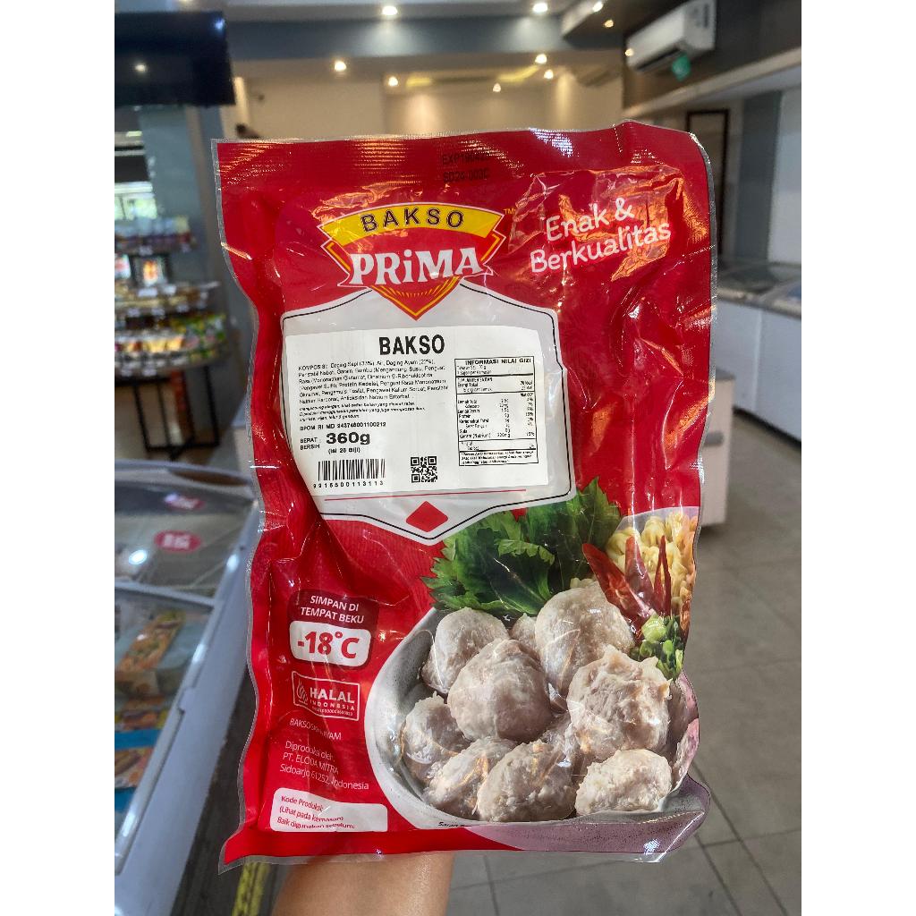 Jual PRIMA BAKSO SAPI 25BJ BESAR 360G | Shopee Indonesia
