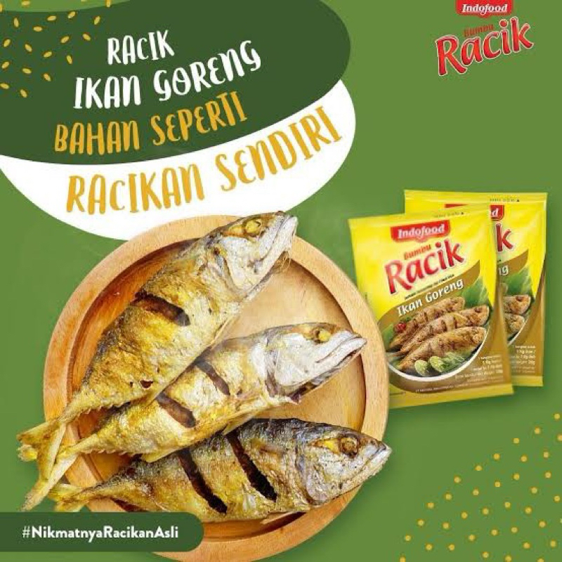 Jual Indofood Bumbu Racik Ikan Goreng 20gram (1 Renceng) | Shopee Indonesia