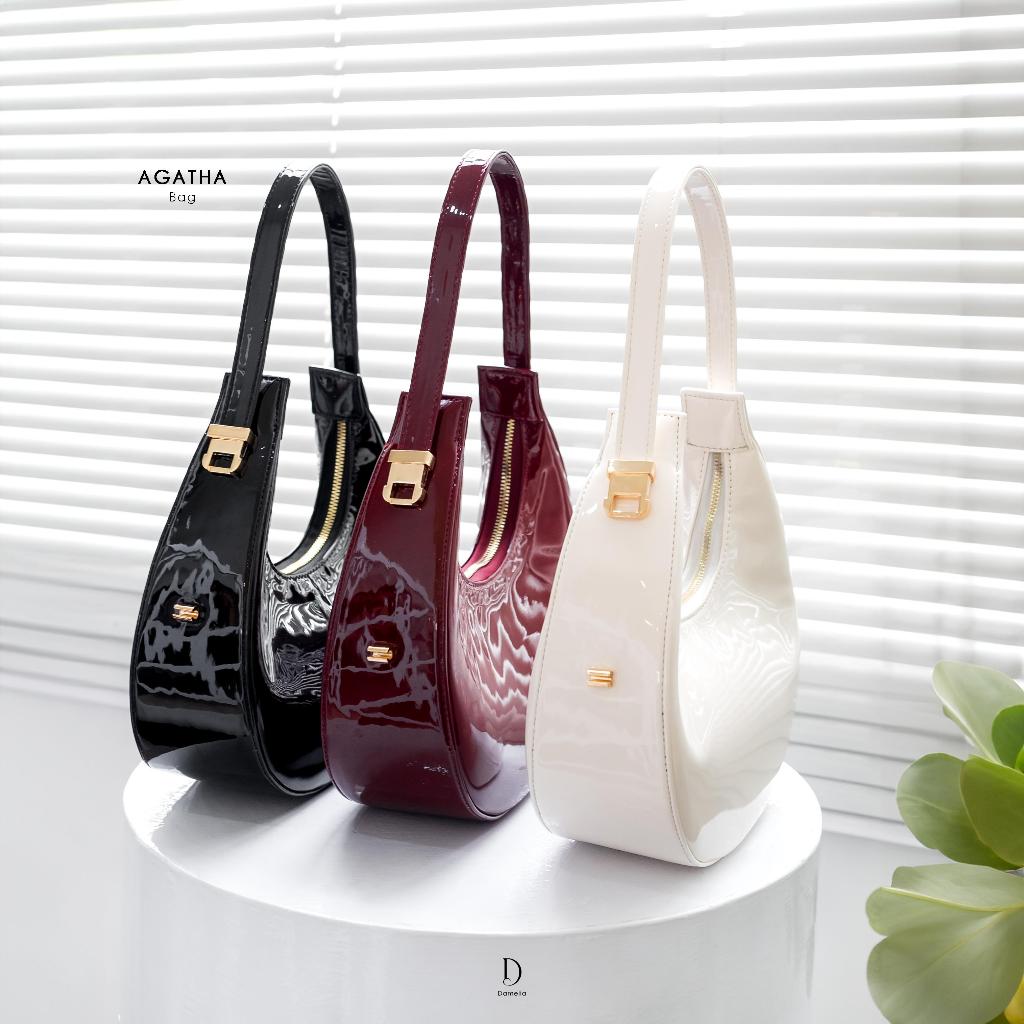 Jual Damelia Melstore JKT Agatha Tas Slingbag Glossy Wanita Stylish dan ...