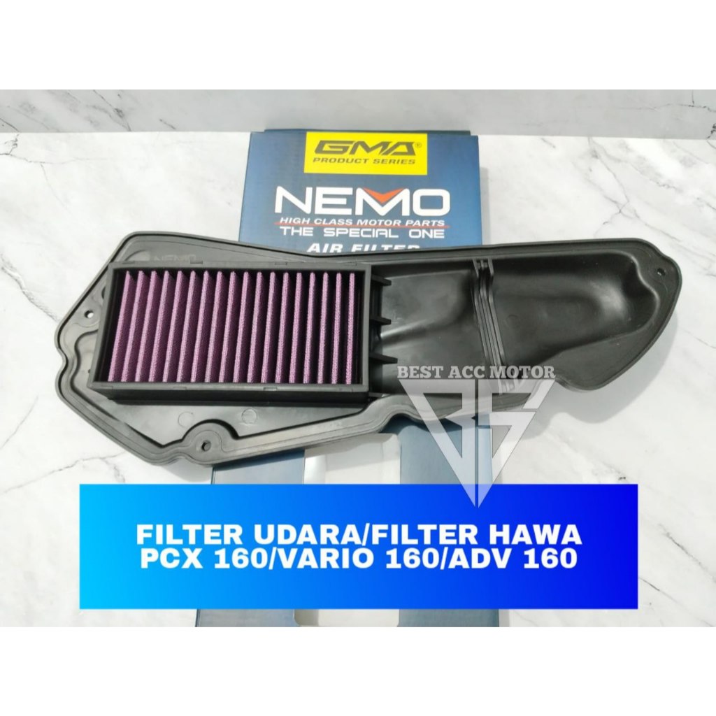 Jual filter udara nemo pcx 160 filter hawa pcx 160 adv 160 vario 160 ...