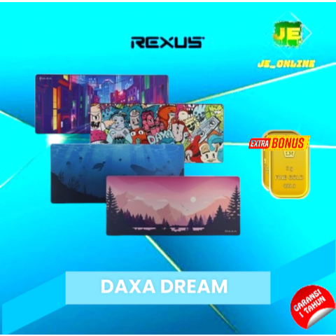 Jual Rexus Daxa Deskmat Gaming Mousepad Dream series Edition Desk Mat ...